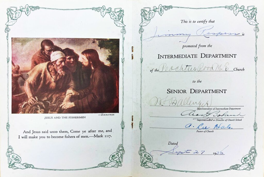 Sunday School in the Early Years – Peachtree Road Storybook